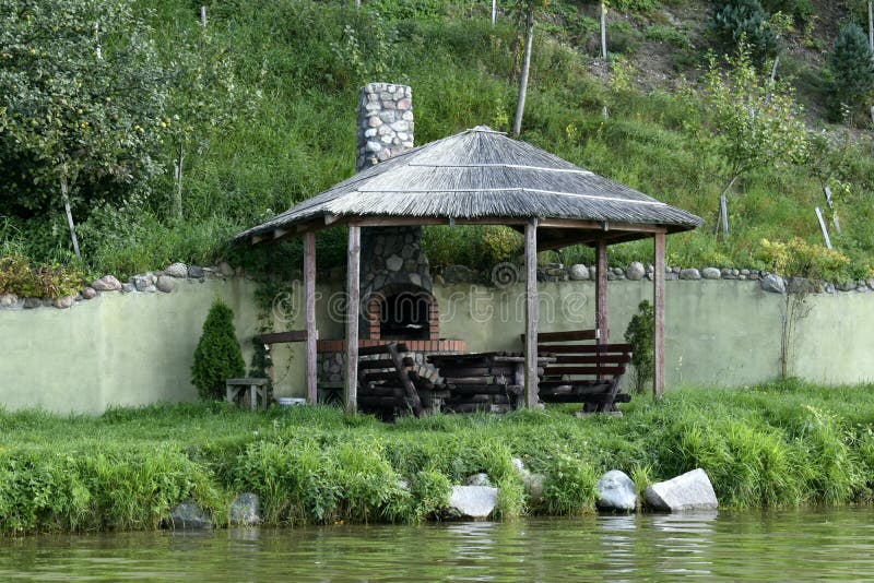 Barbecue place stock image. Image of outside, oven, barbecue - 77755541
