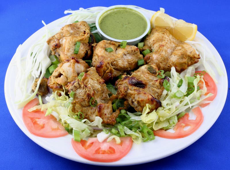 Barbecue on plate stock image. Image of meal, sauce, salad - 2742019