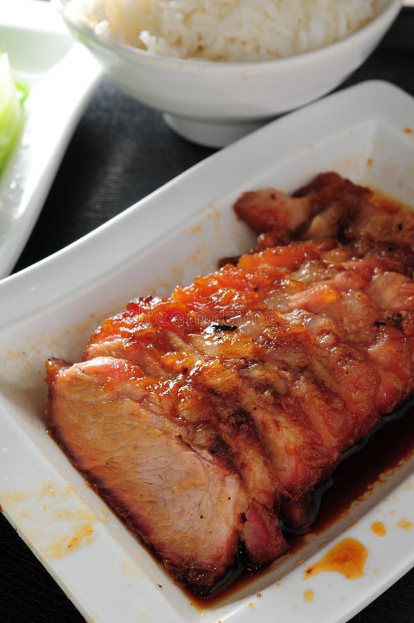 Barbecue Pork stock image. Image of dish, meat, barbecue - 54146247