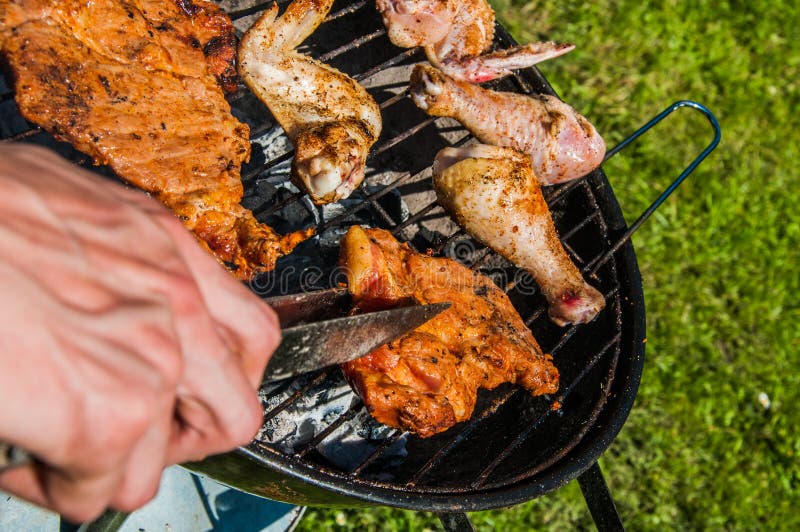 Barbecue Saturated Composition Stock Photo - Image of coal, lifestyle ...