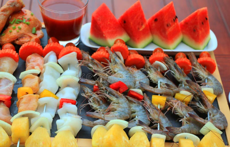 Barbecue Set stock image. Image of breakfast, beef, barbecue - 57446701