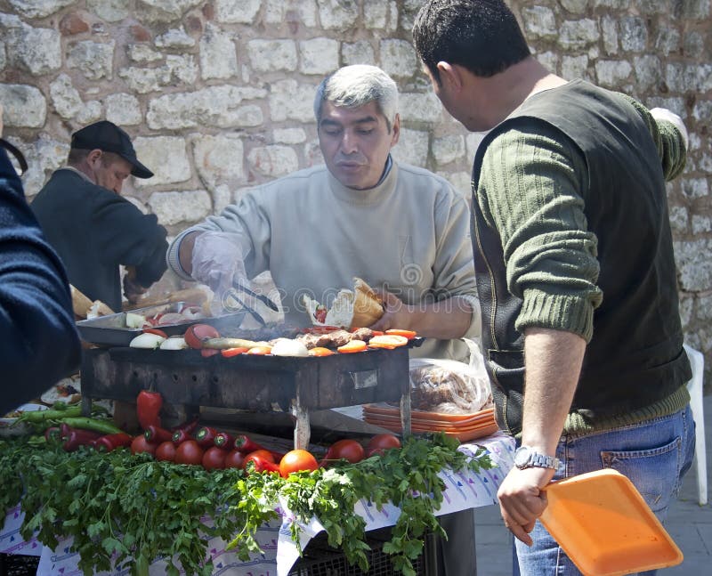 Barbecue on the Street, Raw Editorial Stock Photo - Image of istanbul ...
