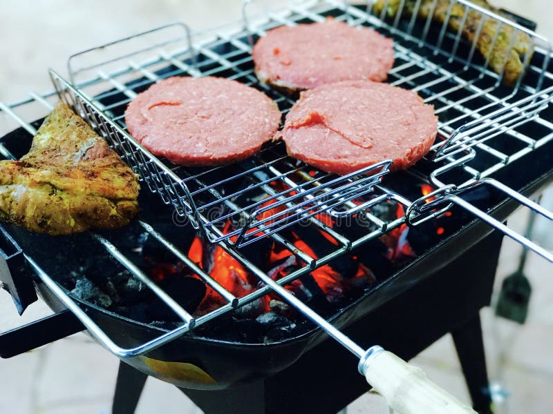 Barbecue time stock image. Image of cole, time, family - 93219275