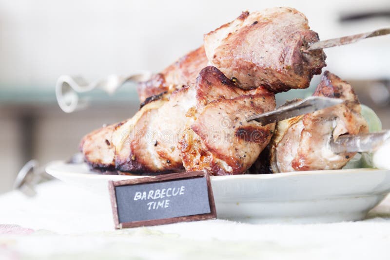 Barbecue time stock image. Image of pork, beef, coal, fresh - 5264919