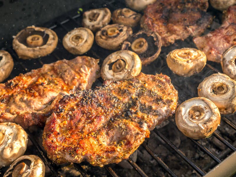 Barbecue time stock image. Image of cook, grilled, dish - 72339651