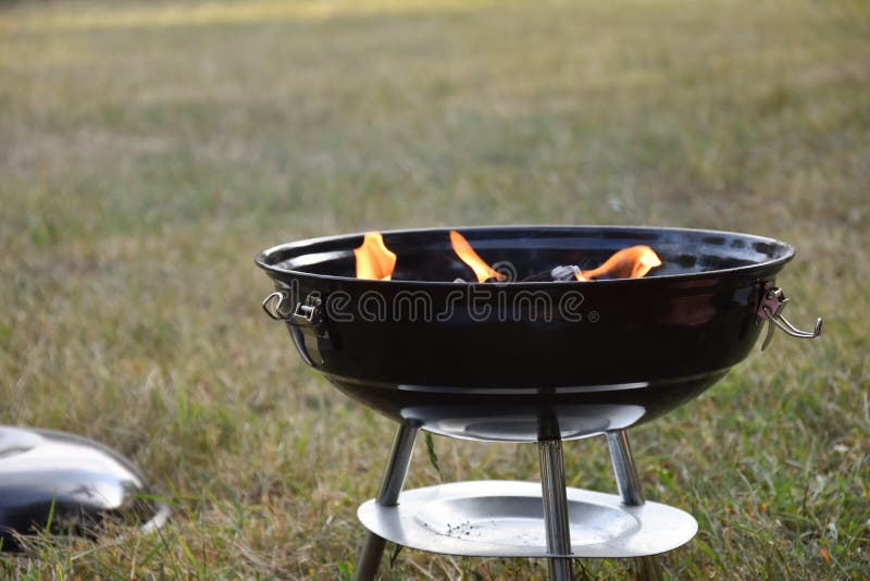 Barbecue Time during Summer Stock Photo - Image of calm, heat: 97424278