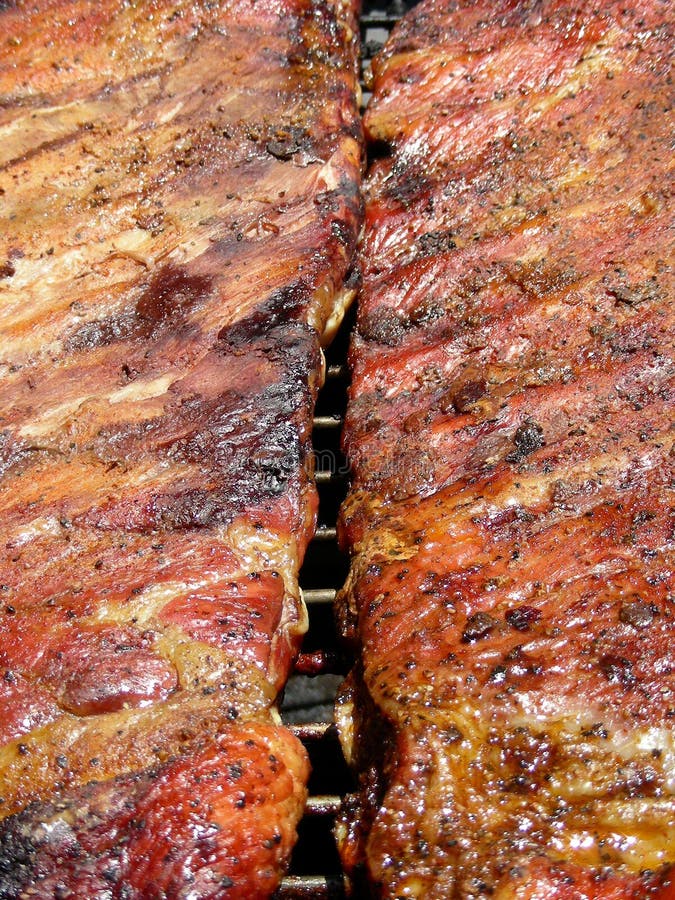 Barbecued Ribs stock image. Image of ribs, meat, cook, charcoal - 793849