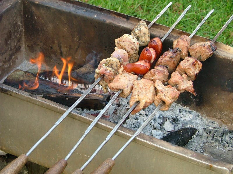 Barbecuing stock image. Image of flavourer, ingredient - 165743