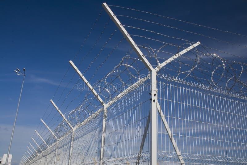 Barbed Wire stock photo. Image of barbwire, mesh, background - 10593744
