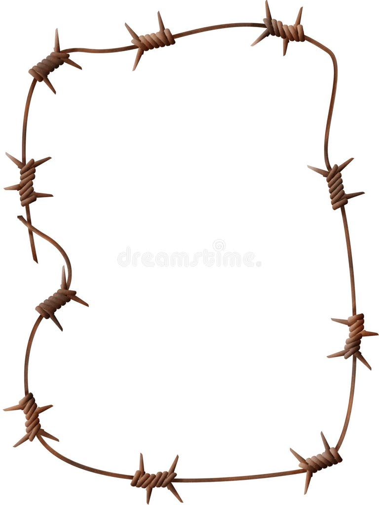 Rusty Barbed Metal Wire Stock Illustrations – 1,038 Rusty Barbed Metal ...