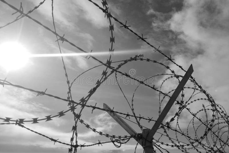 Barbed Wire Against the Sky. the Concept of Freedom and Restriction ...