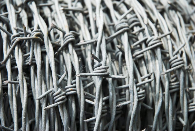 Barbed Wire Cable stock image. Image of pattern, barbed - 23571239