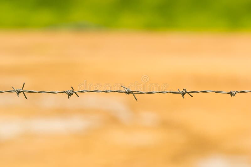 Barbed wire stock image. Image of fences, close, boundary - 32708593