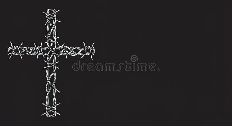 Barbed Wire Cross Symbolizes Immense Suffering, a History of Deep ...