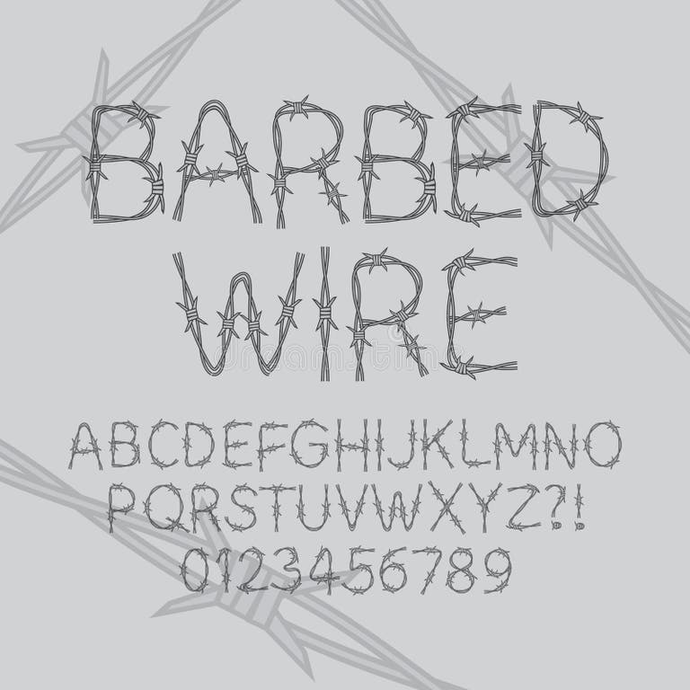 Wire Font Stock Illustrations – 18,122 Wire Font Stock Illustrations ...