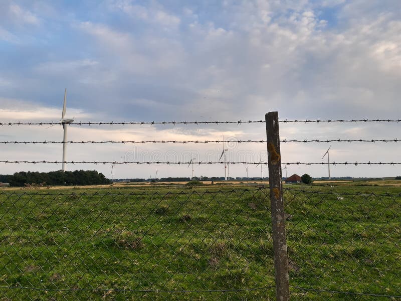 Barbed wire in Germany stock image. Image of east, color - 201166563