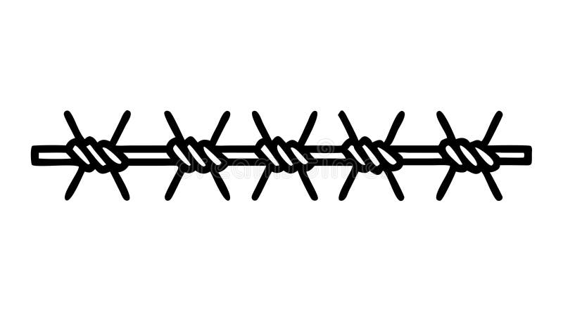 Wire Outline Security Barrier Icon Stock Illustrations – 1,039 Wire ...