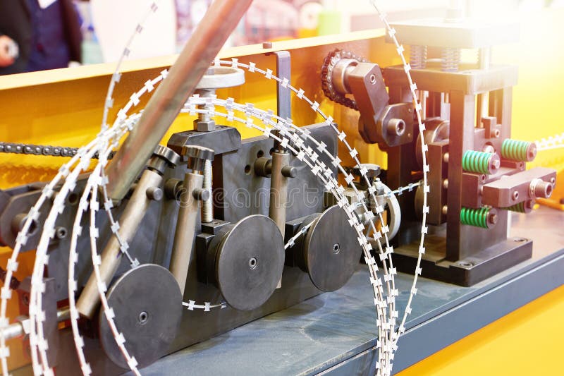 Barbed wire machine stock image. Image of tools, wire - 288650633