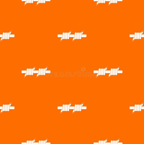 Barbed Wire Pattern Seamless Stock Vector - Illustration of repeating ...