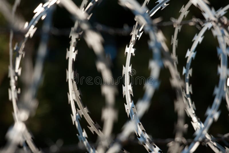 Barbed wire 2 stock image. Image of protection, barrier - 91454681
