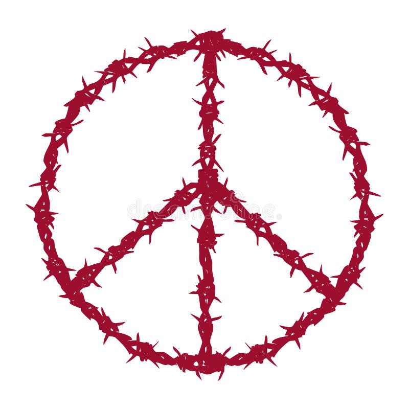 Barbed Wired Peace Stock Illustrations – 4 Barbed Wired Peace Stock ...
