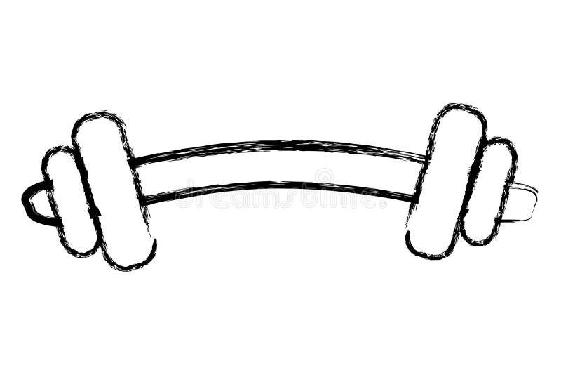 Barbel, Simple Vector Hand Draw Sketch Stock Vector - Illustration of ...