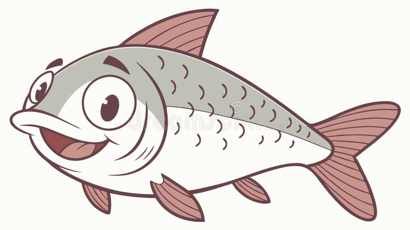 Barbel Steed Fish Rejected Lies Forest Vector Stock Vector ...