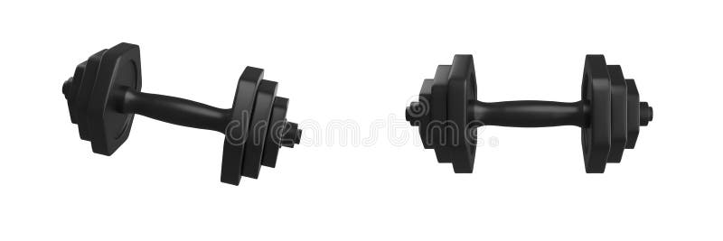 Barbell 3D Realistic Object Vector for Gym,gym Tools Stock Illustration ...