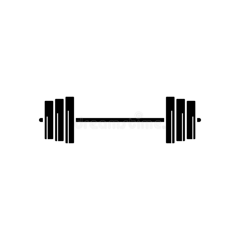 Barbell Icon Design Template Vector Isolated Illustration Stock Vector ...