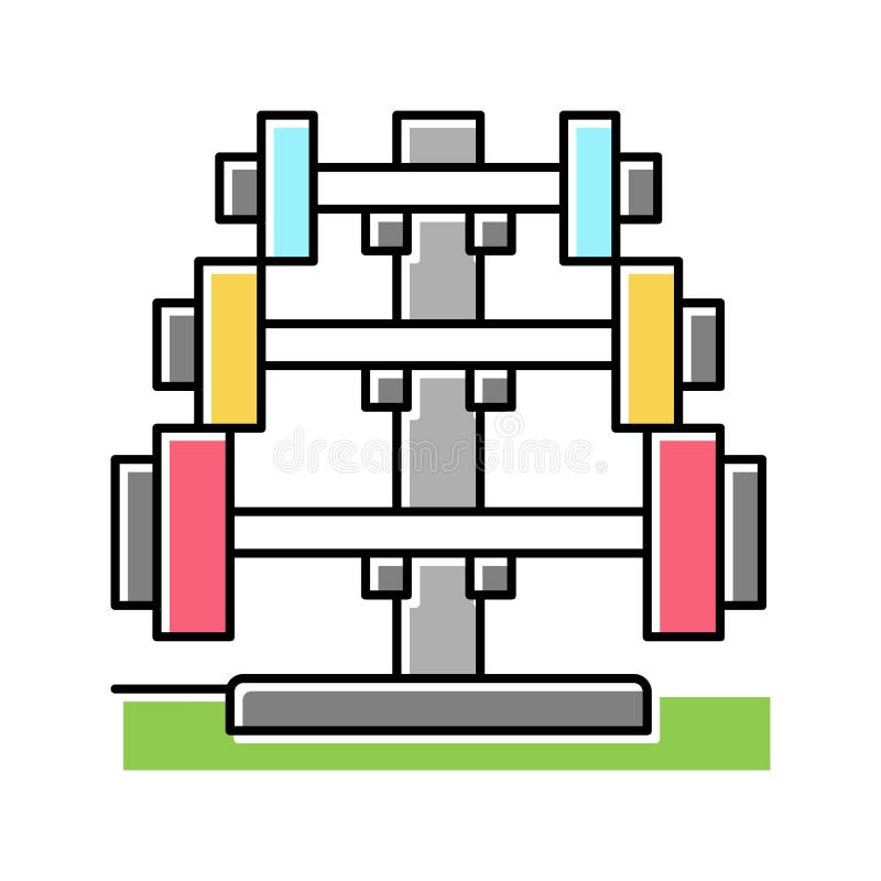Dumbbell Rack Illustration Stock Illustrations – 686 Dumbbell Rack ...