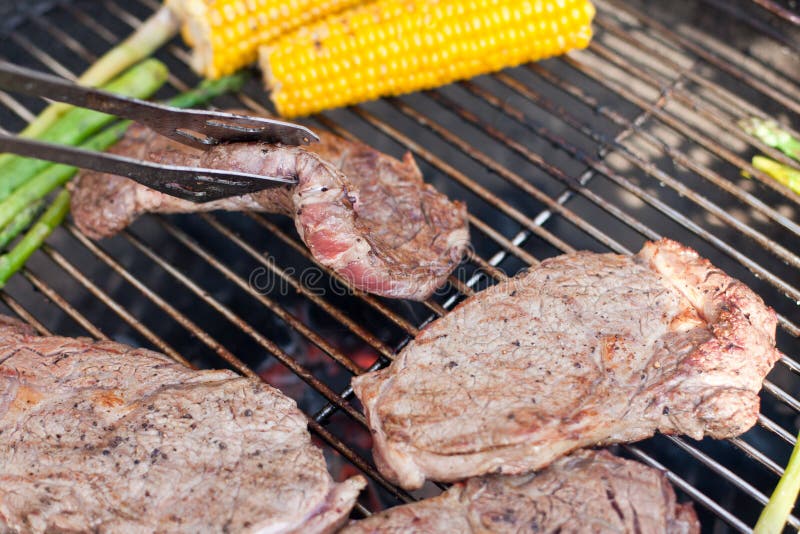 Barbeque stock photo. Image of beef, barbecue, smoke - 22364702
