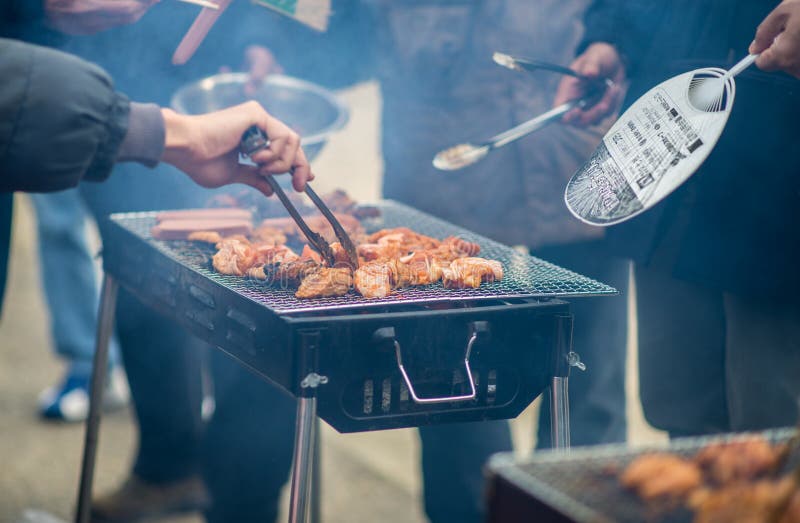 Barbeque stock image. Image of outside, burger, beef, barbeque - 1055587