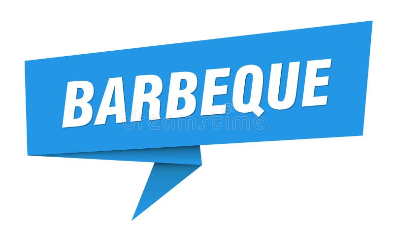 Barbeque Banner. Barbeque Speech Bubble, Label, Sticker, Sign Template ...