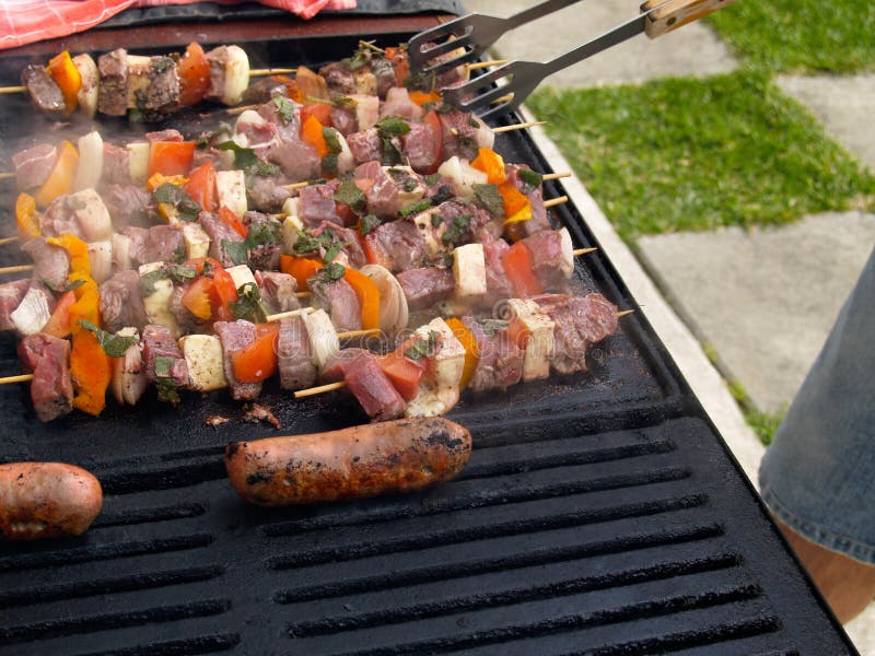 Barbeque cooking. stock image. Image of meal, alfresco - 11808505