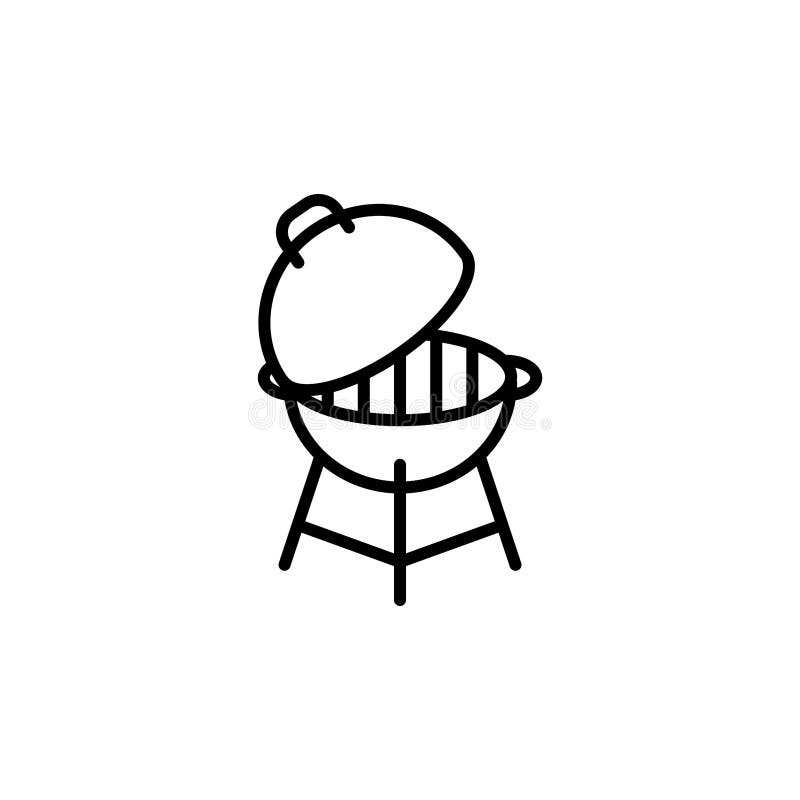 Barbeque Cooking Icon Design Template Stock Vector - Illustration of ...
