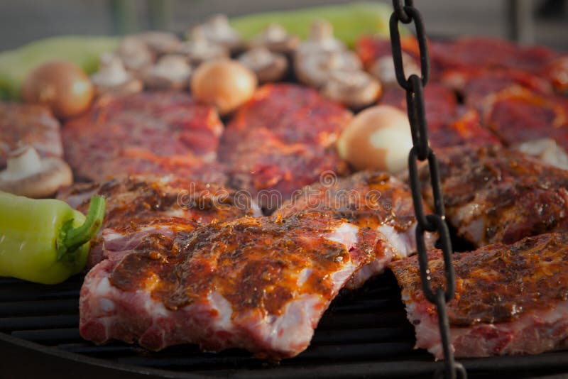 Barbeque stock image. Image of outside, grilling, outdoors - 40156715