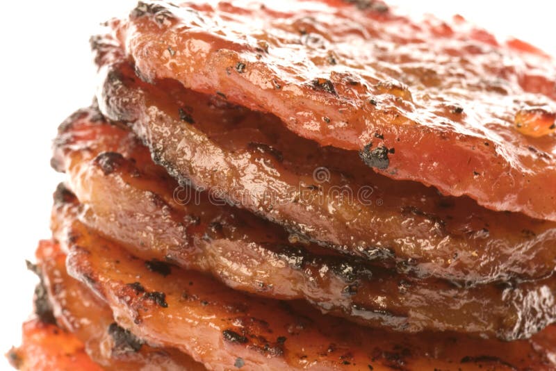 Barbeque Grilled Chicken Coins Isolated Stock Image - Image of grill ...