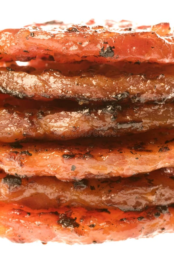 Barbeque Grilled Chicken Coins Isolated Stock Image - Image of meat ...