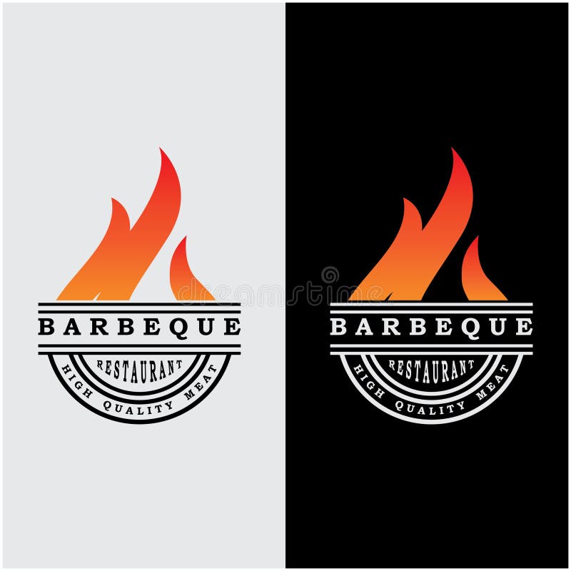 Barbeque Logo and Symbol Vector Stock Vector - Illustration of ...