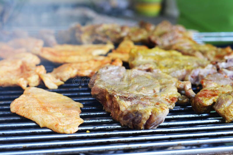 Barbeque meat stock image. Image of outdoor, kitchen - 40673393