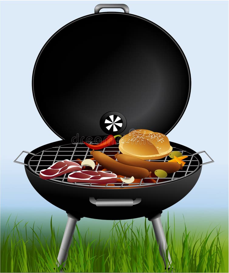 Grilling Background Stock Illustrations – 11,213 Grilling Background ...