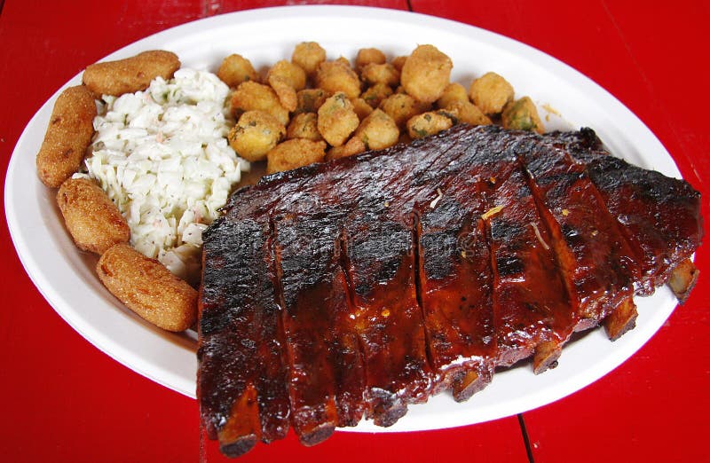 Barbeque Ribs stock photo. Image of hush, southern, pork - 29190062