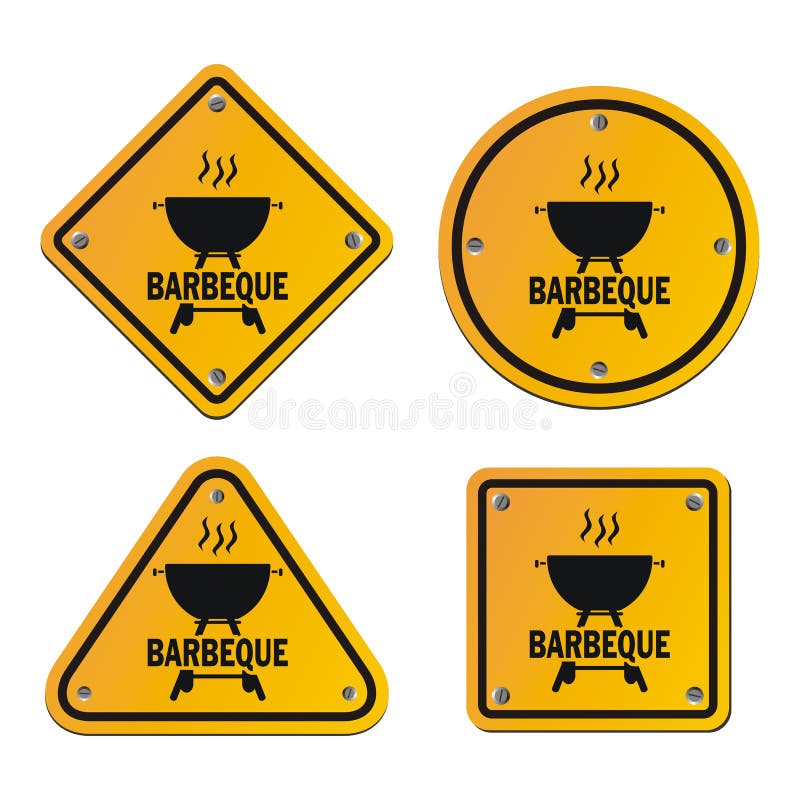 Barbeque signs stock illustration. Illustration of icon - 53278233