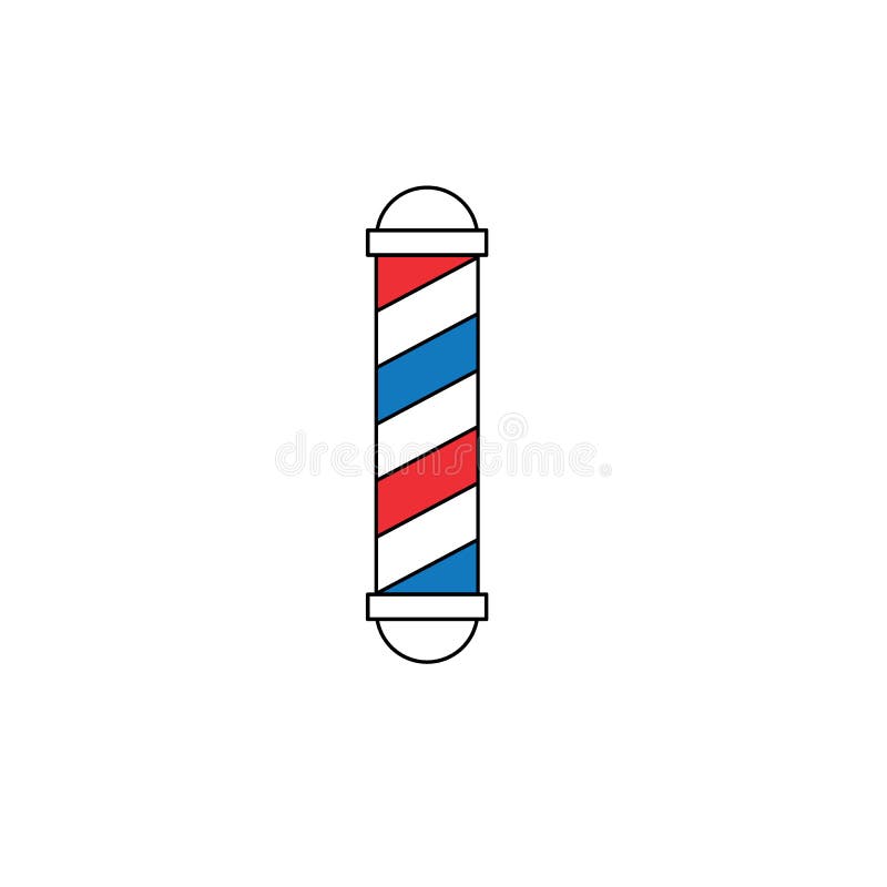 Barber Icon. Black Vector Symbol Stock Vector - Illustration of ...