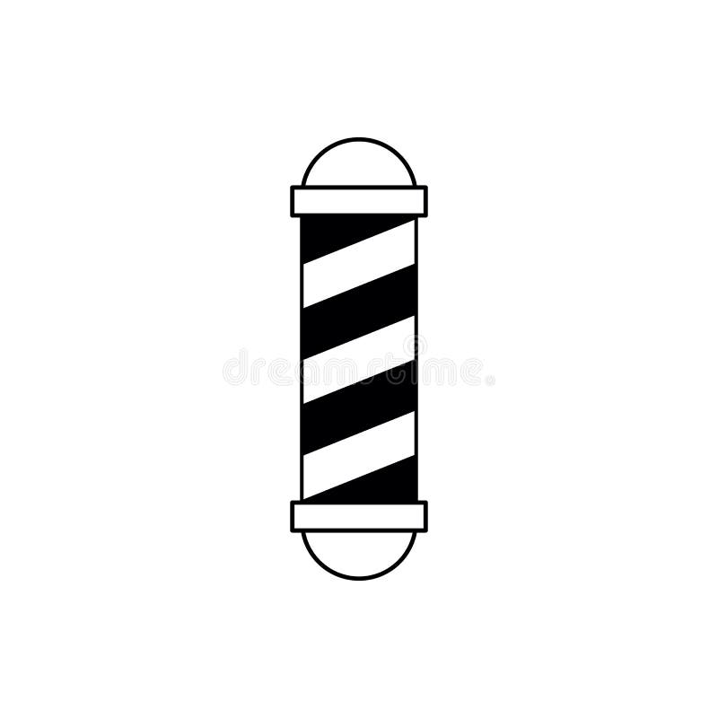Barber Icon. Black Vector Symbol Stock Vector - Illustration of ...