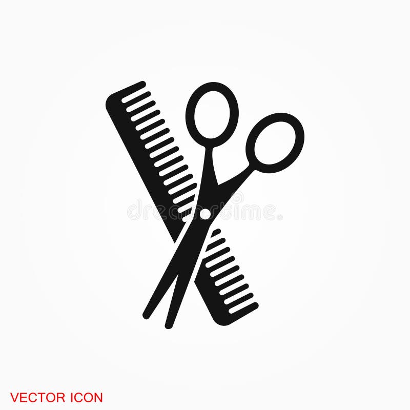 Barber Icon Vector Logo, Illustration, Vector Sign Symbol for Design ...