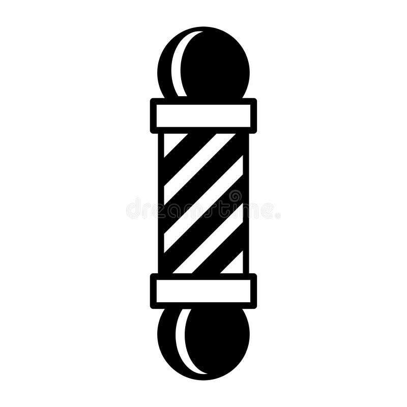 Barber Pole Icon Vector Basic RGB Stock Vector - Illustration of hipster, haircut: 338505761
