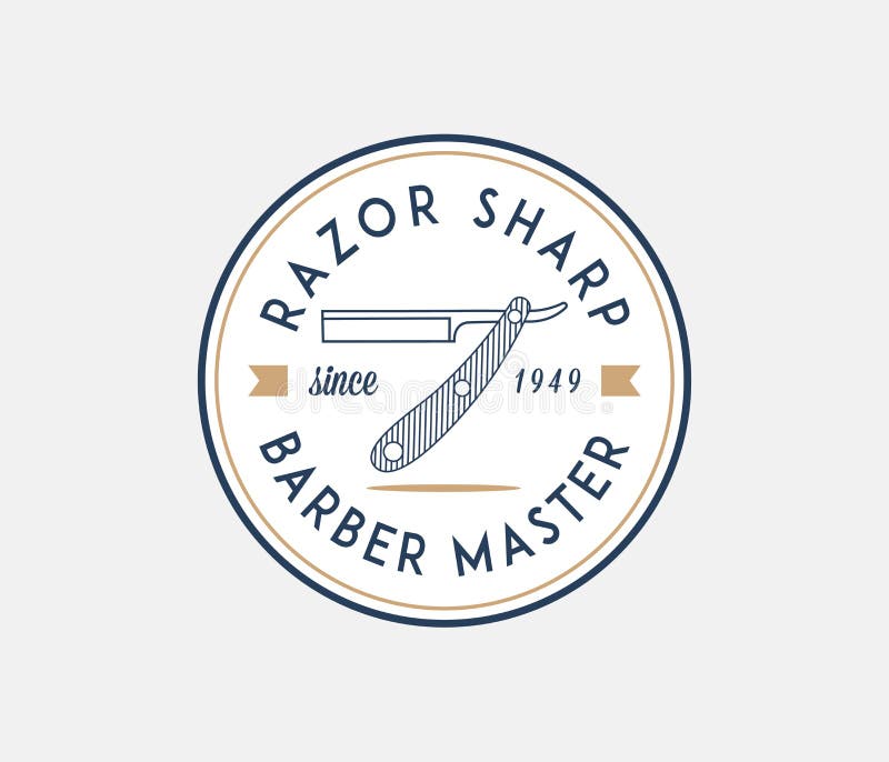 Barber Razor Sharp Vector Illustration Stock Illustration ...