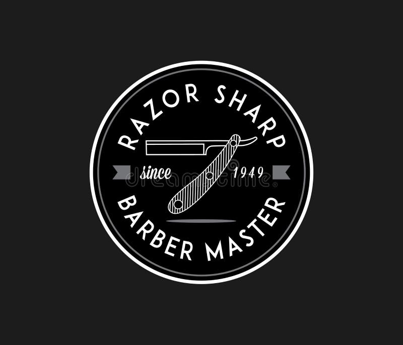 Barber Razor Sharp Vector Illustration Stock Illustration ...