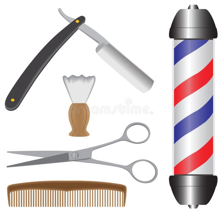 Comb Barber Shop Items Stock Illustrations – 158 Comb Barber Shop Items ...